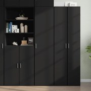 Skříň highboard černá 45 x 42,5 x 185 cm kompozitní dřevo