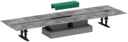 Hansgrohe uBox universal - Set pro plochou instalaci lineárního sprchového žlabu 90 cm, nerez 56019180