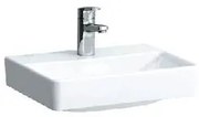 Laufen Pro S - Umývátko, 45x34 cm, 1 otvor pro baterii, bez přepadu, s LCC, bílá H8169614001561