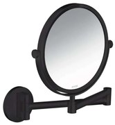 Axor Universal Circular - Kosmetické nástěnné zrcátko, matná černá 42849670