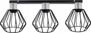 Lampa stropní svítidlo Stropní Lustr pevný loft Chrom 3