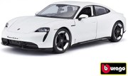 Bburago 1:24 porsche taycan turbo s 2019 carrara white