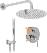 Rea Lungo - Podomítkový sprchový set, chrom, REA-P8007