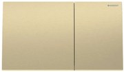 Geberit Sigma70 - Ovládání splachování, easy to clean, kartáčovaná mosaz 115.622.QF.1