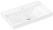 Hansgrohe Xelu Q - Umyvadlo 80x48 cm, bez přepadu, 2 otvory pro baterii, SmartClean, bílá 61025450