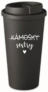 KÁMOŠKY SESTRY - černý termohrnek 475 ml