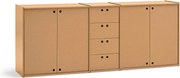Komoda v přírodní barvě 197x80x40 cm Wally – Teulat