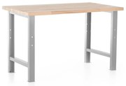 Dílenský stůl Basic, 120 x 80 cm, šedá - ral 7038