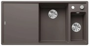 Blanco Axia III 6 - Silgranitový dřez, 100x51 cm, s ovládáním odtoku a příslušenstvím, InFino, šedá 527228