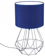 Stolní lampa Indigo, 1x textilní stínítko (výběr ze 7 barev), (výběr ze 3 barev konstrukce)