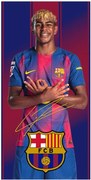 Rychleschnoucí osuška z mikrovlákna FC Barcelona - motiv Lamine Yamal - 70 x 140 cm