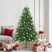 Vánoční stromeček s 300 LED diodami s stojanem Zelená 180 cm PE 3396334