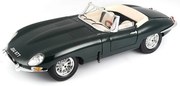 Kovový model bburago jaguar e cabriolet (1961) green