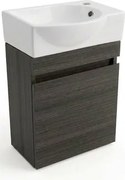 Koupelnová skříňka s umyvadlem Naturel Verona 40x53,2x22 cm tmavé dřevo mat VERONA40TDBR