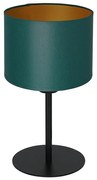 Stolní lampa ARDEN 1xE27/60W/230V pr. 18 cm zelená/zlatá