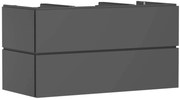 Hansgrohe Xilesa E - Umyvadlová skříňka, 62x118x55 cm, 2 zásuvky, matná šedá 54303760