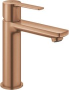 Grohe Lineare New - Umyvadlová baterie s výpustí Push-Open, kartáčovaný Warm Sunset 23106DL1