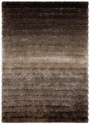 Dywany Łuszczów, Kusový koberec Flim 007-B3 Stripes brown, 120x160, hnědá, ložnice