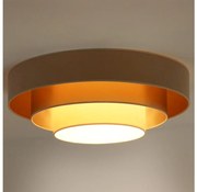 Duolla - LED Stropní svítidlo LUNETA LED/26W/230V pr. 60 cm 4000K béžová/zlatá