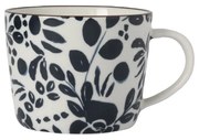 Porcelánový hrnek Dutch Floral Flower small navy 300ml, Dutch Floral NL