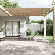Vertikální markýza taupe 140 x 800 cm oxfordská látka 148413
