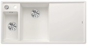 Blanco Axia III 6 - Silgranitový dřez, 100x51 cm, s ovládáním odtoku a příslušenstvím, InFino, bílá 524657