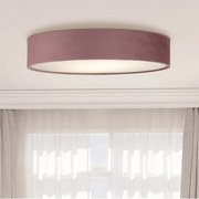 Searchlight 23298-3PI Stropní sametový lustr VELVET RŮŽOVÝ, průměr 50cm