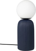Modrá keramická stolní lampa se skleněným stínidlem (výška 38 cm) Dash – Zuiver