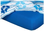 DADKA Jersey prostěradlo královská modř Rozměr 90x200x20 jednolůžko