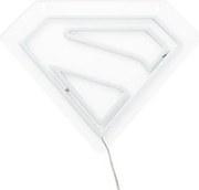 Paladone LED světlo na stěnu Superman - Neon logo Čirá