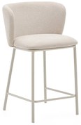 Béžová barová židle (výška sedáku 65 cm) Ciselia – Kave Home
