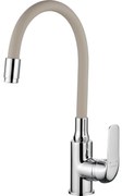 Kuchinox Dřezová baterie Elza s flexibilním raménkem - BKE_461D, béžová mat/chrom