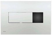 Alca - Elektronické ovládání splachování, bateriové napájení, lesklý chrom M371SB