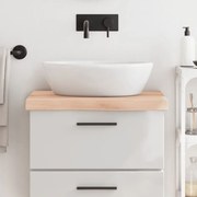 Koupelnová deska 60x50x(2-6) cm neošetřené masivní dřevo 3156013