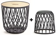 Set univerzálních košů, 4 + 1, antracit