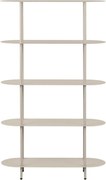 Béžový kovový regál 90x150x31 cm Rieti – House Nordic