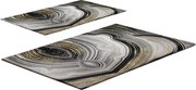 Šedé/ve zlaté barvě koupelnové předložky v sadě 2 ks 60x100 cm CT – Foutastic