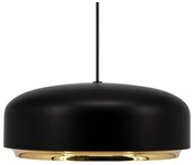 Černé LED závěsné svítidlo s kovovým stínidlem ø 40 cm Hazel medium – UMAGE