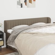 Čelo postele typu ušák taupe 203x23x78/88 cm textil 3117408