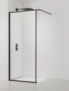 Sprchová zástěna SAT Walk-In se stírací lištou 120 cm SATWISL120C