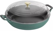 Staub Soté pánev se skleněnou poklicí, 30 cm / 3,31 l, zelená 1023982