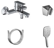 Ravak Life - Vanová baterie s příslušenstvím, chrom X07S109