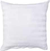 DADKA Povlak na polštář atlas grádl bílý proužek 2,5 cm Rozměr 40x40