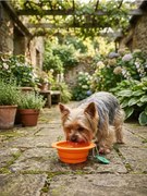 Sinsay - Skládací cestovní miska ve tvaru pomeranče - oranžová