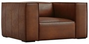 Koňakově hnědé kožené křeslo Madame – Windsor &amp; Co Sofas