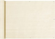 Balkonová zástěna krémová 75 x 300 cm HDPE 310920