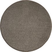 Vopi, Kusový koberec Messina hnědá kruh, 57x57 (průměr) kruh, hnědá, ložnice