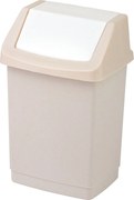 Béžový plastový odpadkový koš 50 l Click-It – Curver