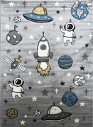 Berfin Dywany, Dětský koberec Smart Kids 22924 Grey, 160x230, šedá, dětský pokoj