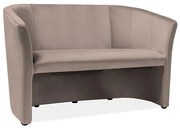 Pohovka Cuba Velvet, dvojsedák, béžová